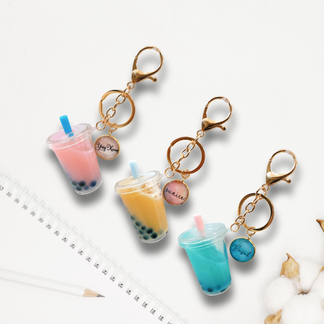BUBBLE TEA KEYCHAINS
